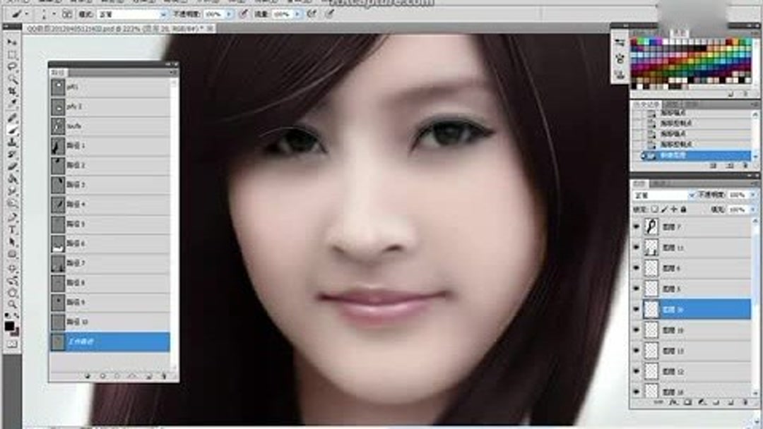 Photoshop转手绘教学06 转手绘眼睛