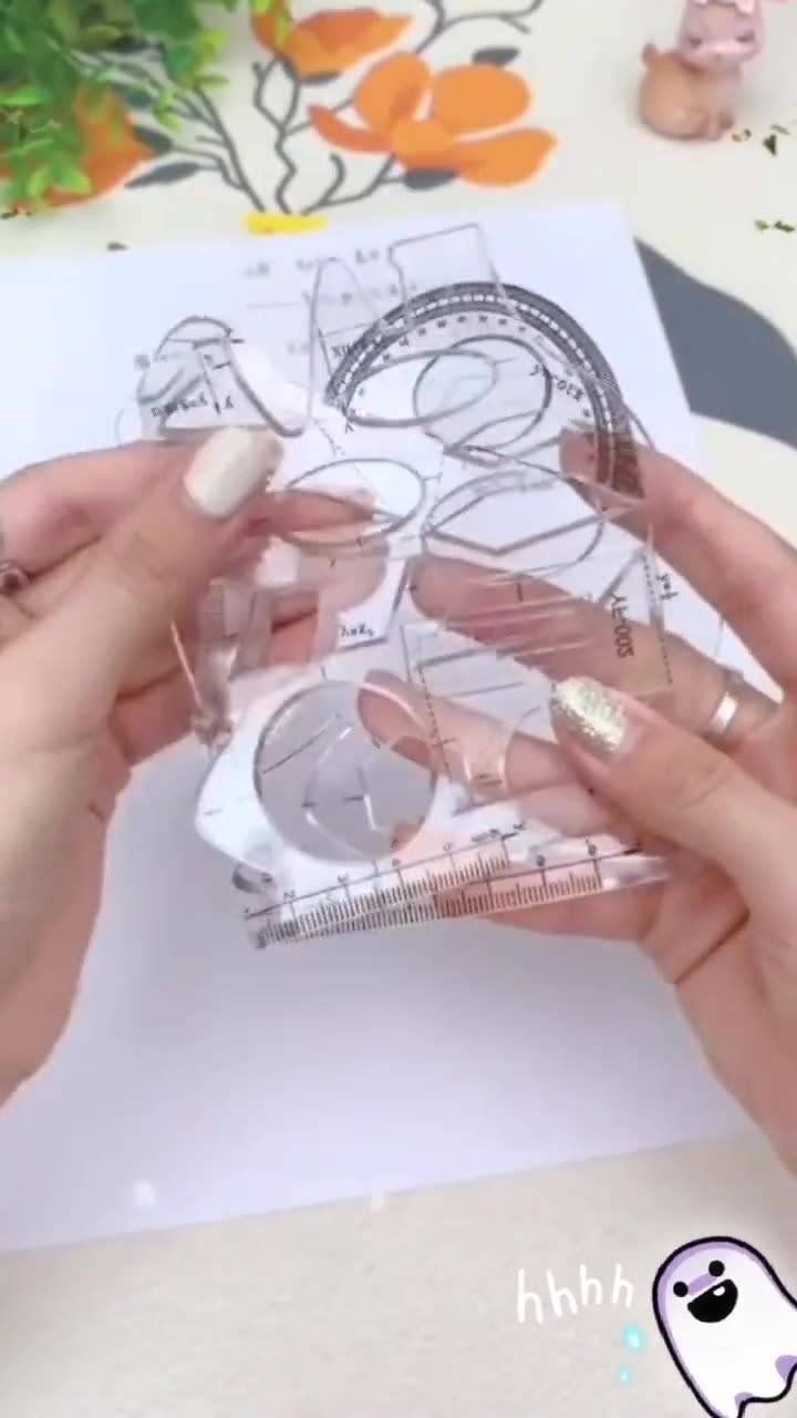 多功能几何尺,帮助孩子快速画图形,大大提高学习效率