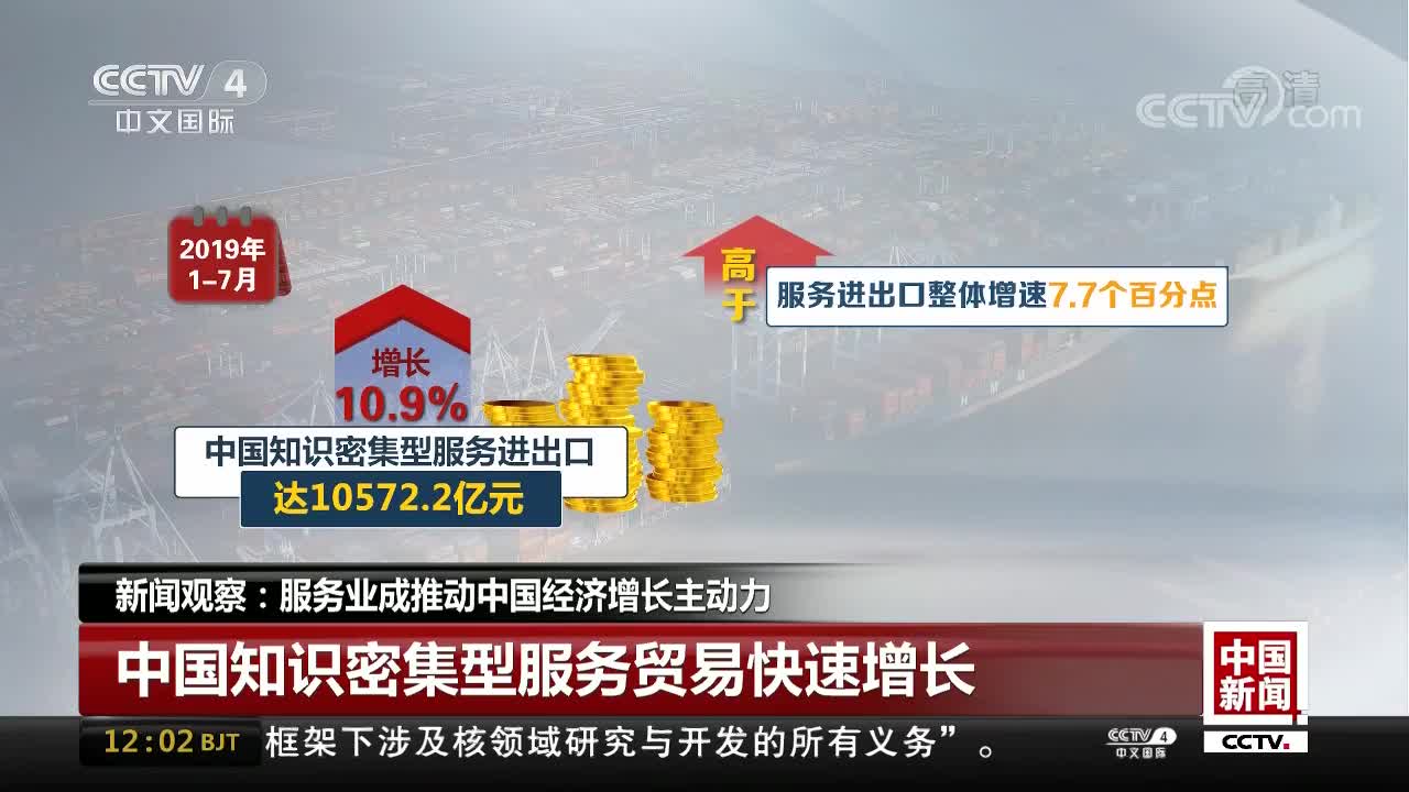新闻观察:服务业成推动中国经济增长主动力