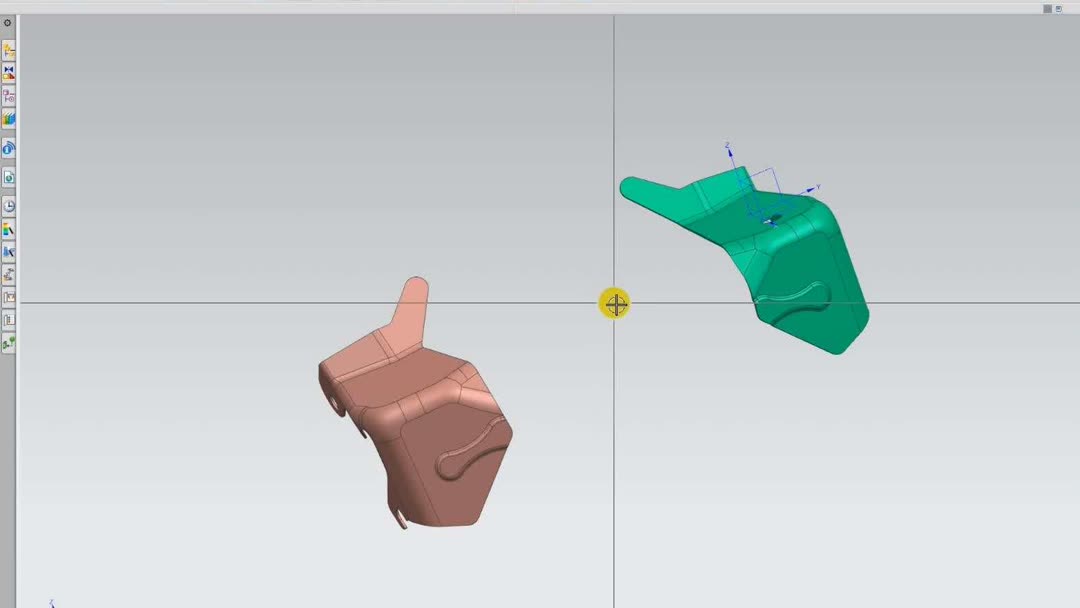 ug五金汽车模具设计-工程模-移动对象来定义零件冲压角度