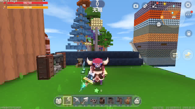 迷你世界:神器空岛生存2,半仙集齐所有神器对战BOSS