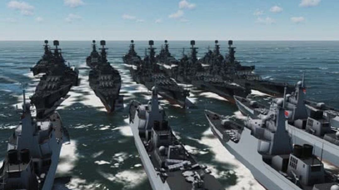 战争模拟:10艘战列舰,跟5艘052C驱逐舰PK!谁能获胜呢?