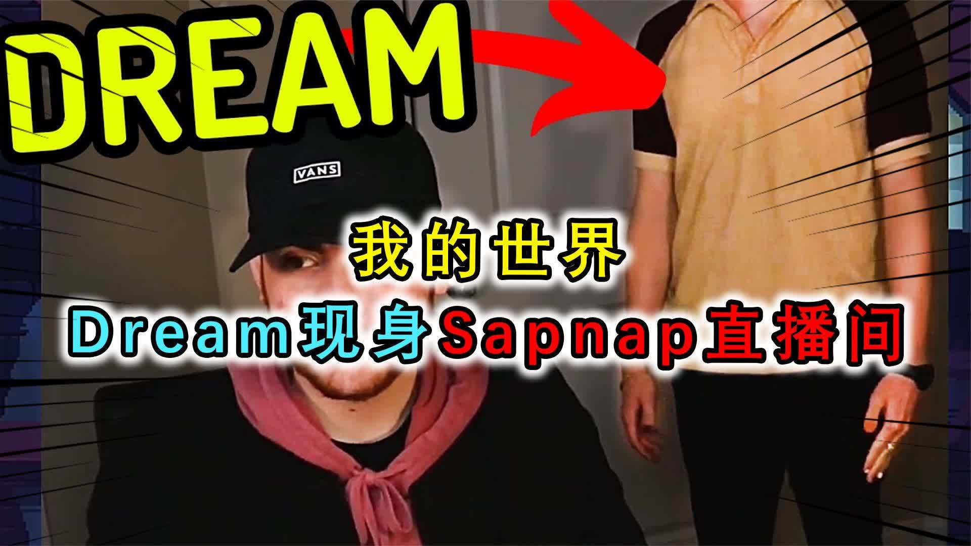 Dream本体第一次现身?Sapnap开直播,Dream恰好进来