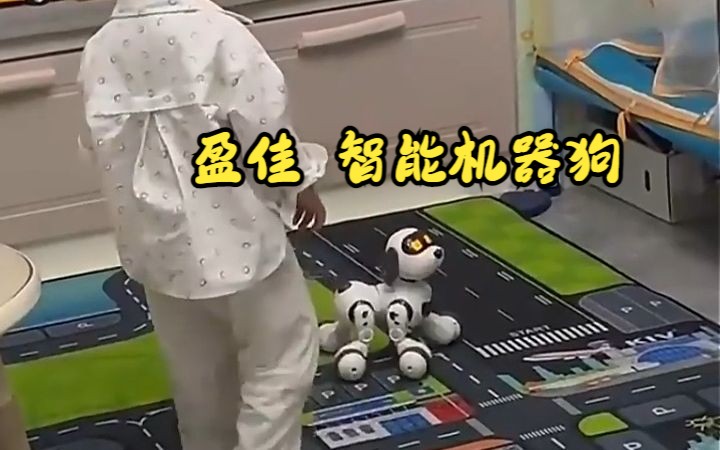 盈佳智能机器狗,小孩婴幼儿编程早教机器人!