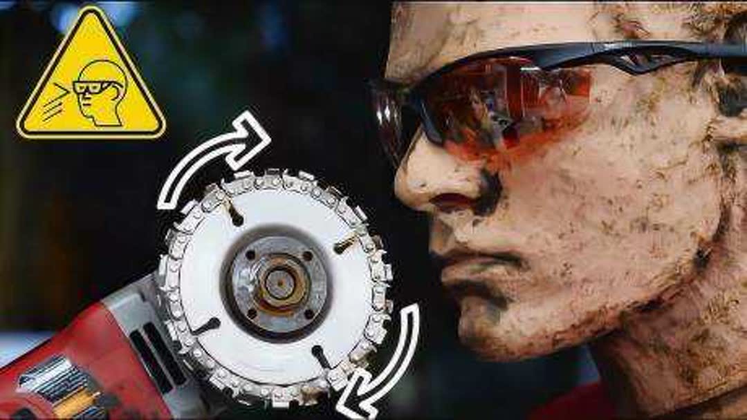 假如角磨机操作不当,会发生什么情况?小哥用砂轮和钢丝球演示!