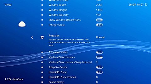 3DMGAME_Switch多模拟器整合程序RetroArch 1.7.5菜单