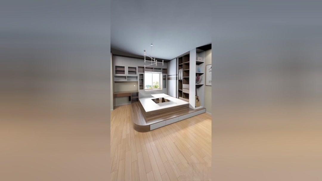 日式榻榻米书房衣柜卧室客厅全齐#装修