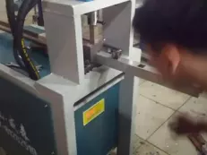方管护栏冲孔模具铝合金镀锌冲孔机半孔全孔随意调节