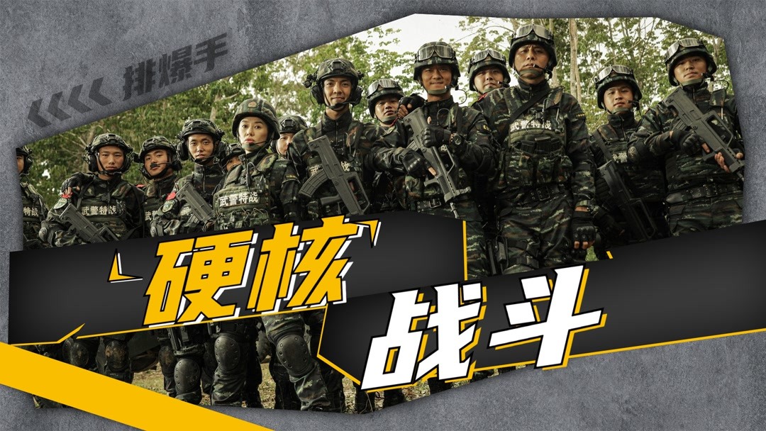 《排爆手》热血武警硬核对战跨境毒枭,铁血卫士诠释忠诚!