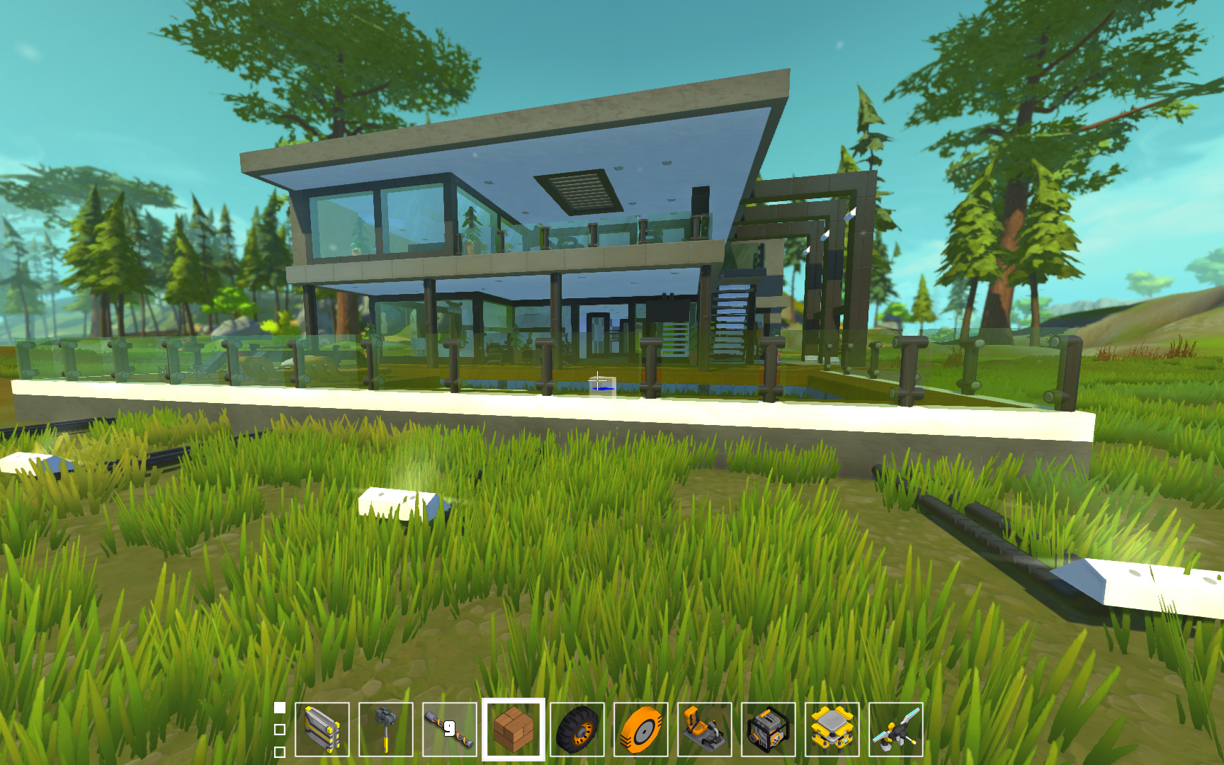 废品机械师:现实生活中买不起这种大豪宅,只能在游戏中过过眼瘾了!