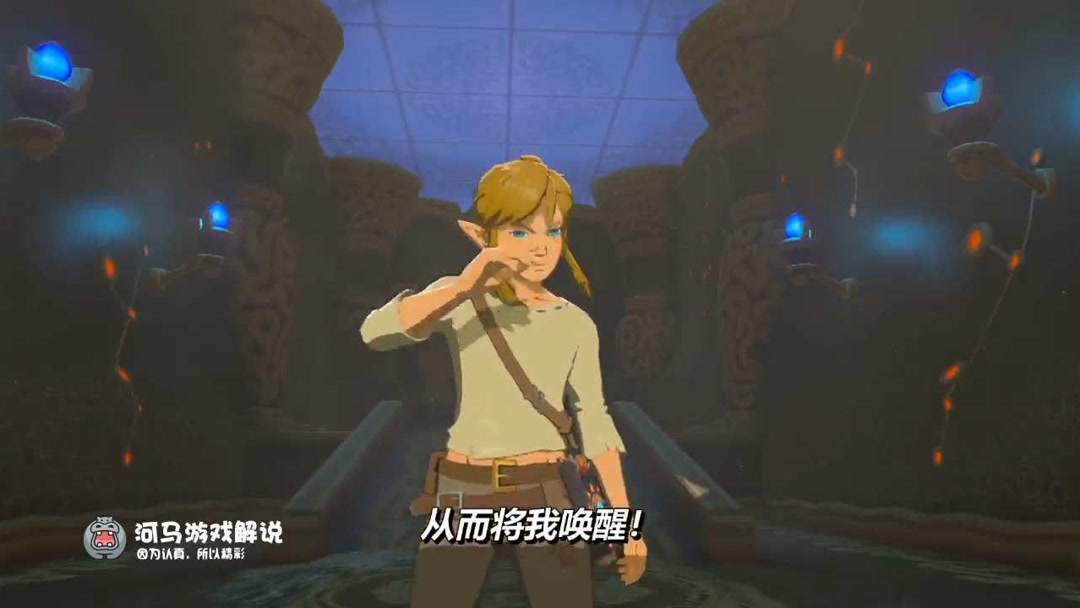 河马塞尔达传说:公主唤醒在神庙沉睡的林克