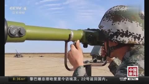 中国陆军防空部队跨昼夜实弹演练