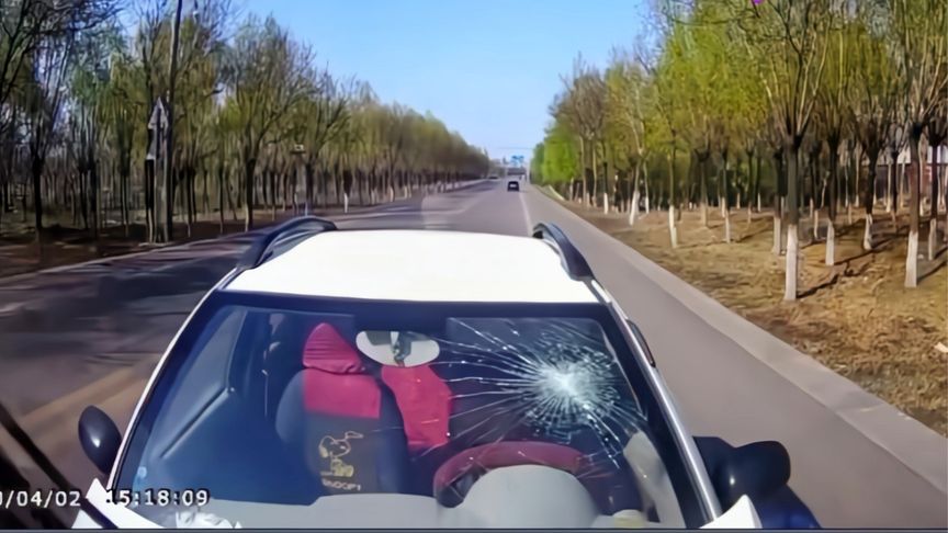 行车记录仪记录下的交通事故1