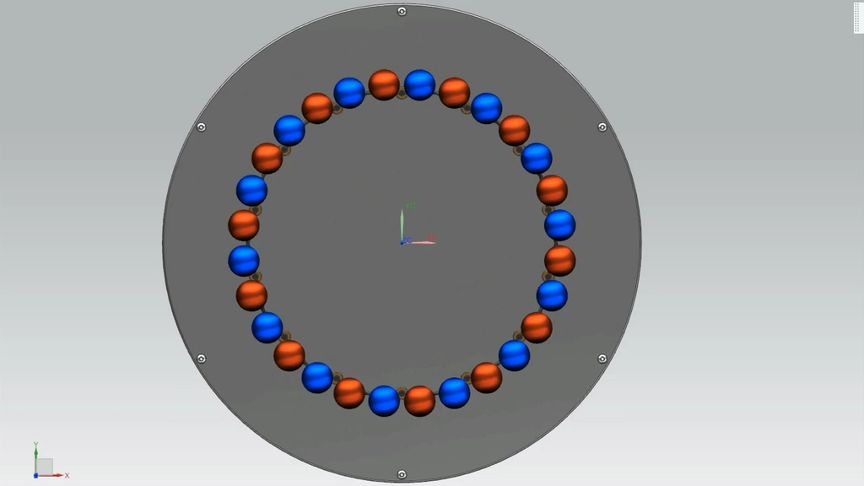 运动仿真中齿轮的运用。#运动仿真# #机械动画#