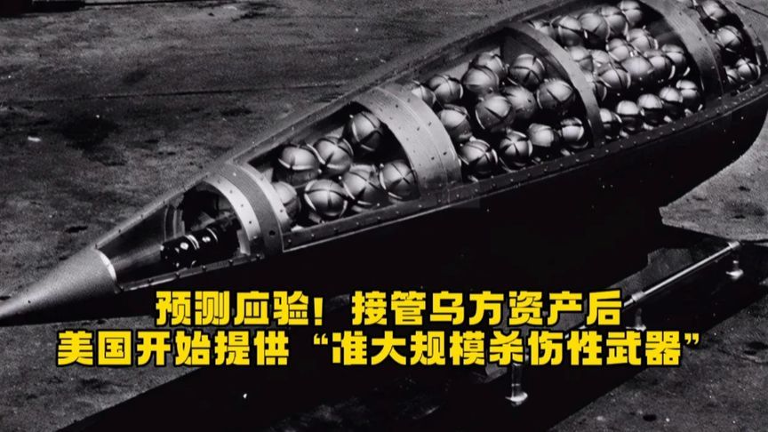 预测应验!接管乌方资产后,美国开始提供"准大规模杀伤性武器"