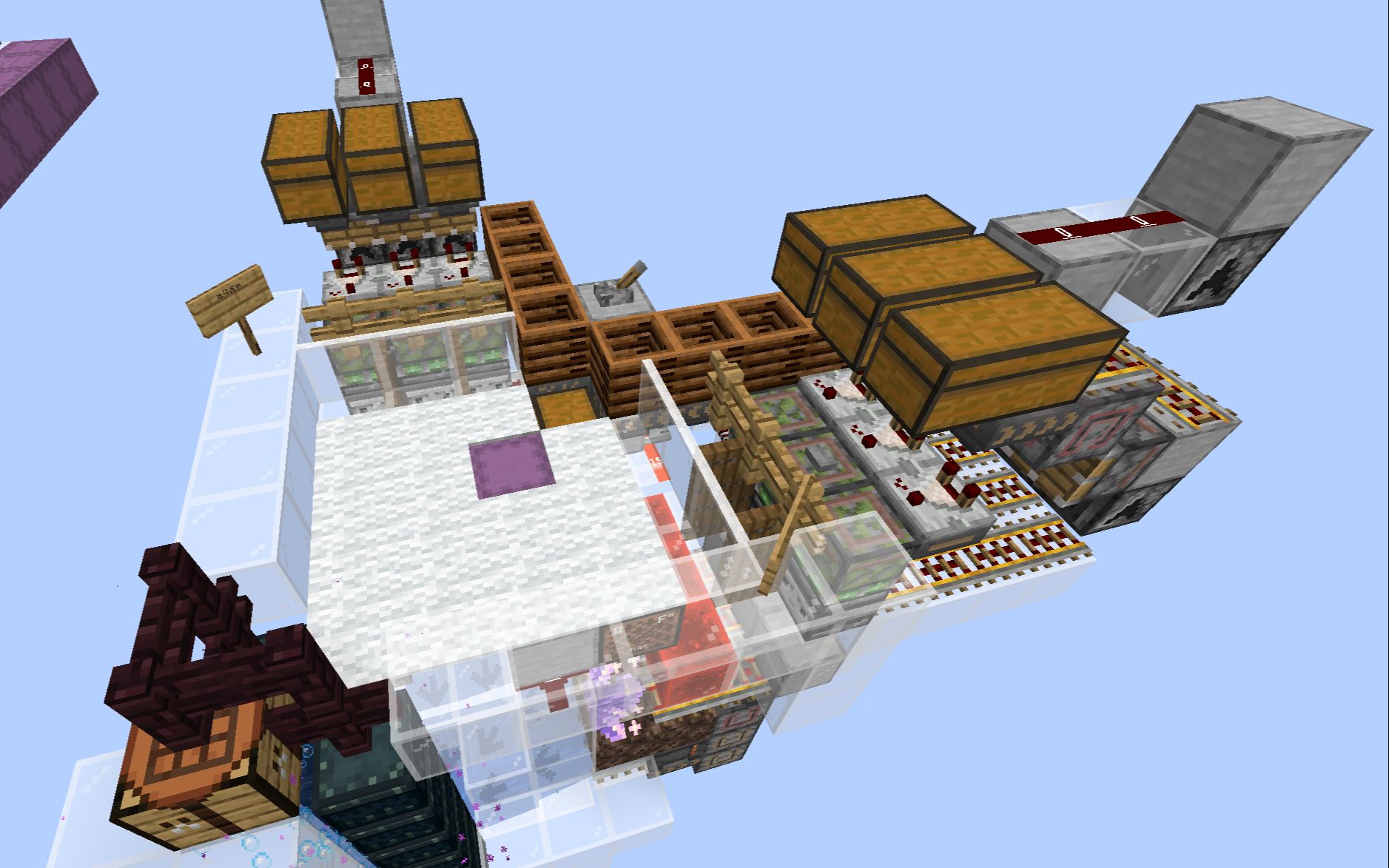[MC1.19+]小巧实用漏斗矿车重投配方合成站