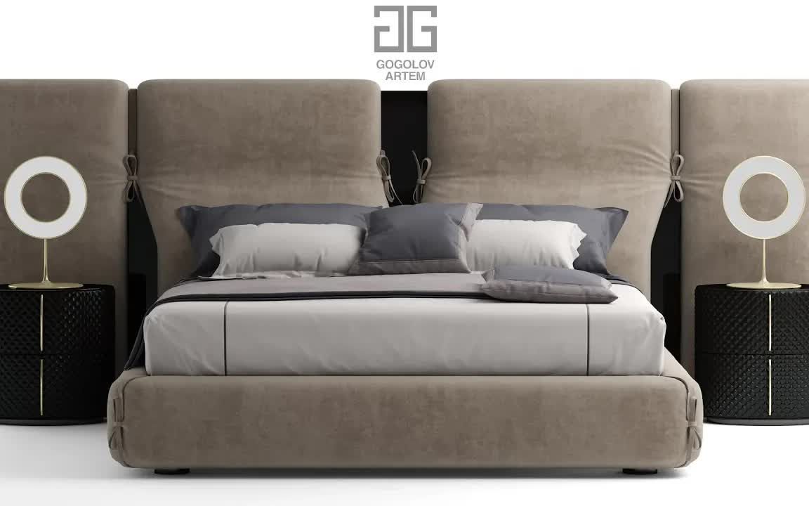 第35期 3dmax家具建模详细教程 3dmax床建模教程丨3Dmax基础教程...