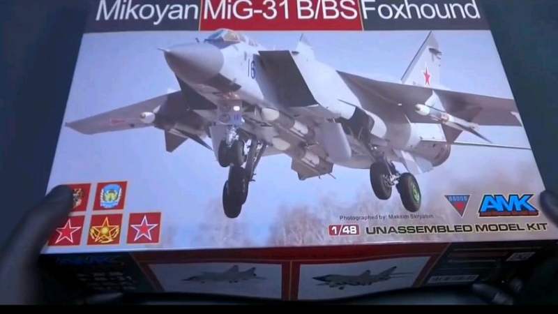 米格31战斗机模型制作过程