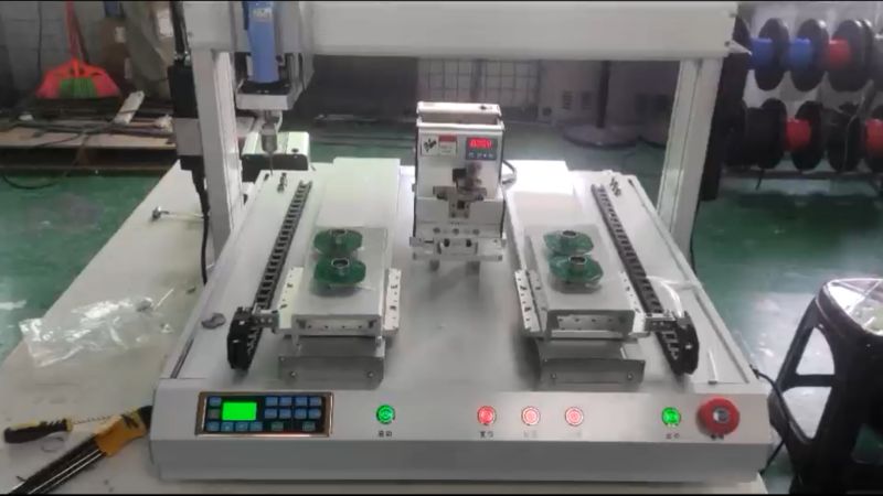 自动螺丝拧紧设备,自动化锁螺丝,台式自动锁螺丝机,散热片锁螺丝