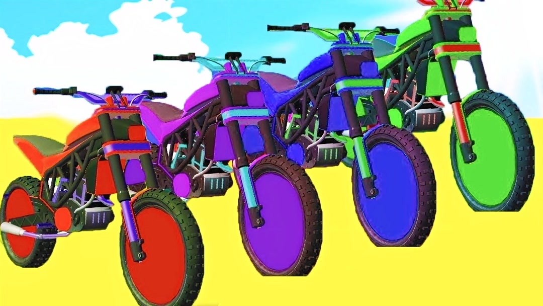 动漫人物的汽车赛!卡通小老虎的汽车比赛,谁会获得胜利呢?