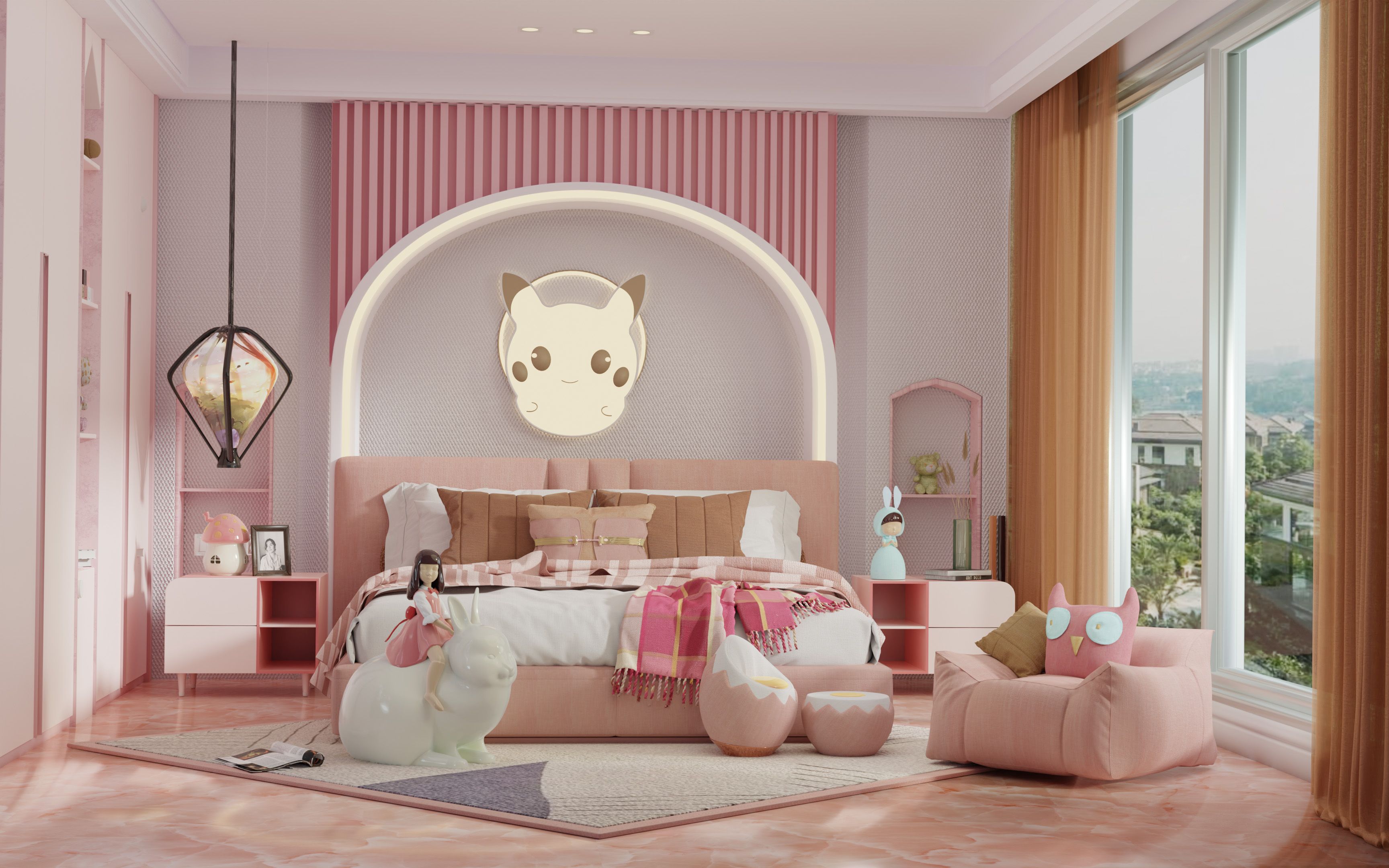 【冲芝】blender开发中的新案例预告18#(室内渲染构图配色光源一集通)