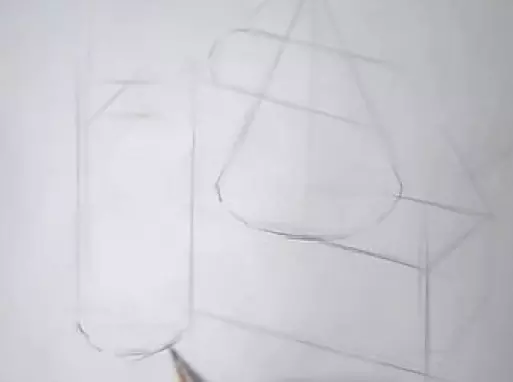 91-2三个几何体的组合画法