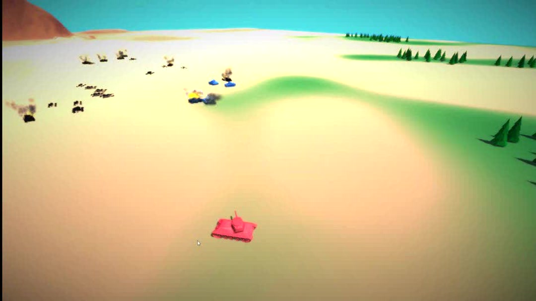 【小枫的独立游戏】坦克模拟器!小枫教你以一敌百!_0