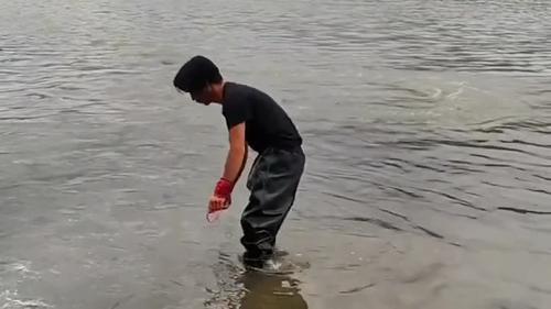 飞盘网也可以用传统的撒网方式撒!