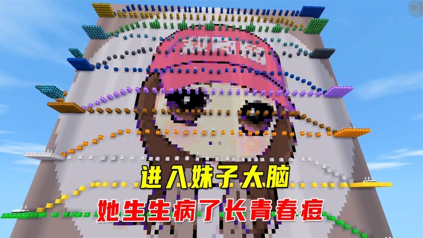 迷你世界:进入萌虎妹大脑!原来她生病了,还长了青春痘