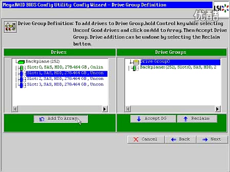 LSI 8708E RAID卡创建raid5教程(新版)