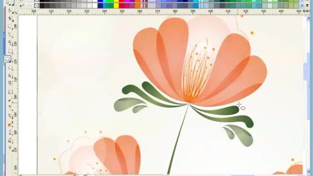 cdrx5全屏显示插画设计5