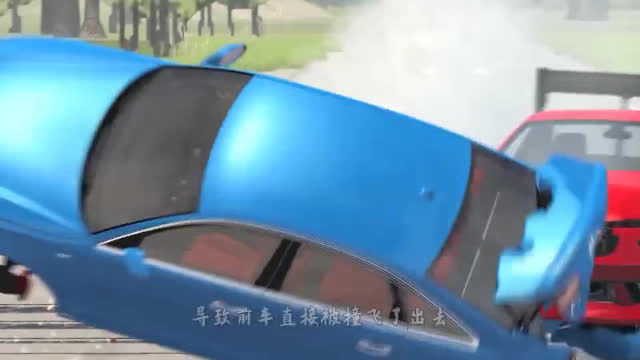 与火车相撞后果有多严重?3D动画模拟实验,看完吓出一身冷汗!