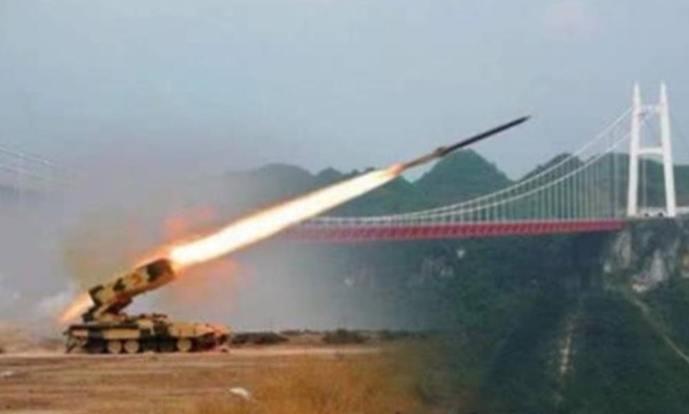 动用两枚火箭建造的大桥,还是世界建桥史上的首例,中国厉害了!