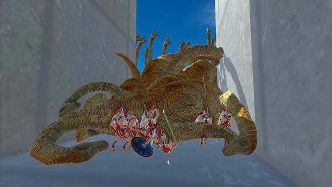 野兽模拟器:三十个斯巴达士兵最后的战斗,个个都是英雄好样的