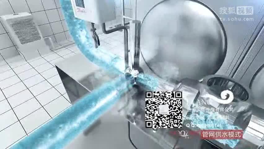 无负压水处理供水设备三维动画演示-箱式
