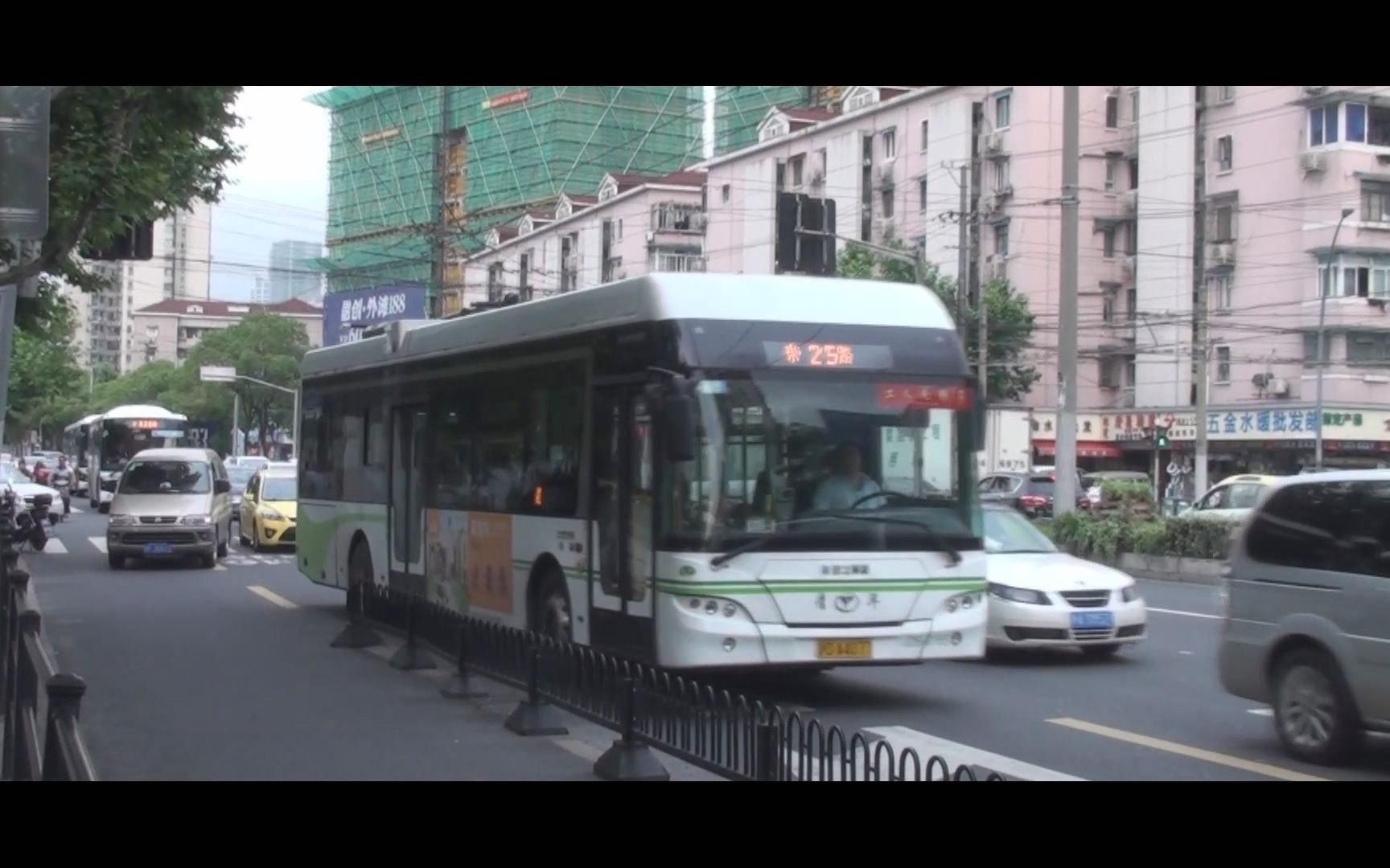 上海公交 巴士电车 25路 J2B-0165