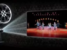 爱民区跳绳协会参加舞动奇迹舞蹈学校新春文艺汇演跳绳表演