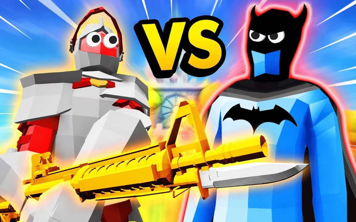 全面战争模拟器61:蝙蝠侠左手握闪电右手拿飞镖 可谁都打不过