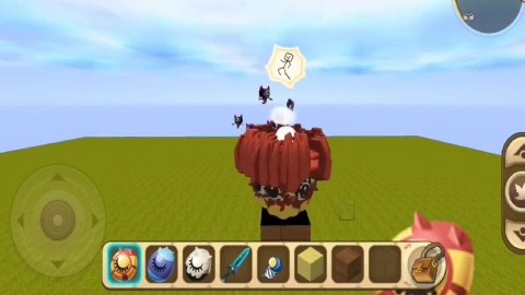 迷你世界:外星人表情包制作教程,抓100只萌眼铛铛