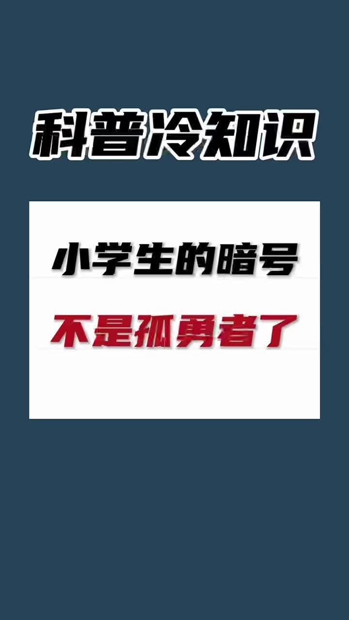 小学生密码演变:从“孤勇者”到新潮暗号的探索