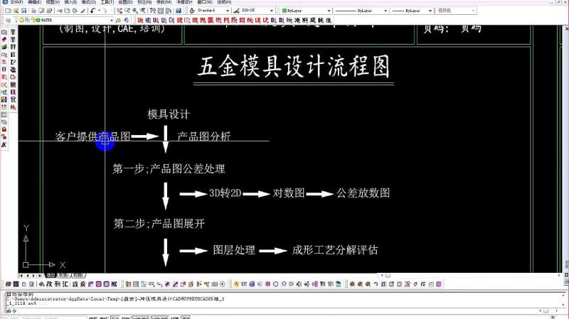 五金模具设计:pressCAD五金小支架模具设计学习