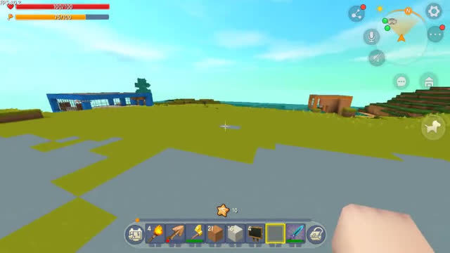 迷你世界十二星座联机生存,多米选了面朝大海的地方建处女座的家