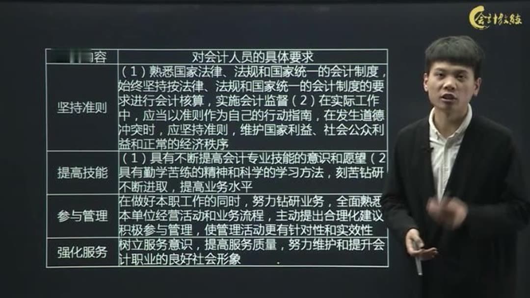 小哥哥教你会计职业道德的主要内容