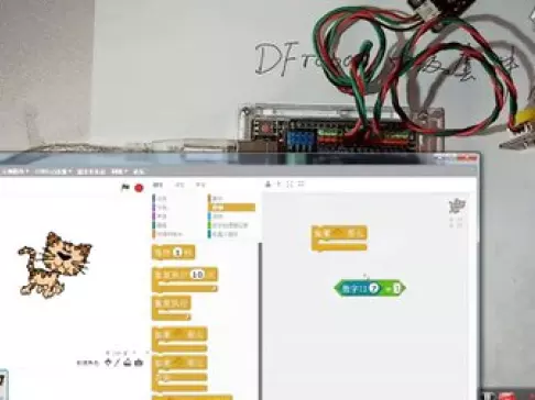 dfrobot中级套件第11课 按钮在mblock中的使用