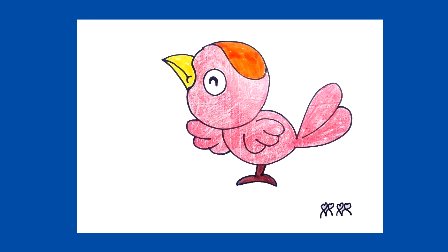 儿童简笔画教程 小鸟的画法 水彩 油画棒画 儿童画