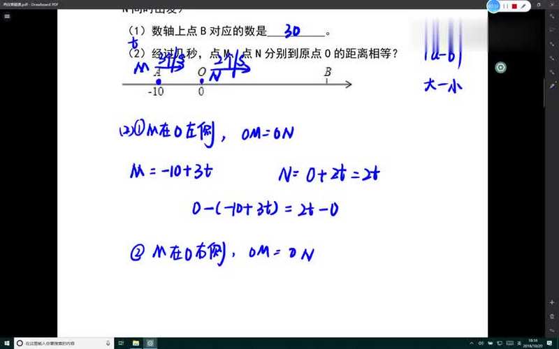 初一动点问题讲解
