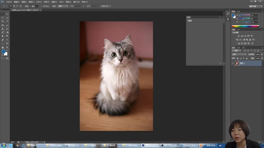 ps小技巧之一张照片的多人分身术