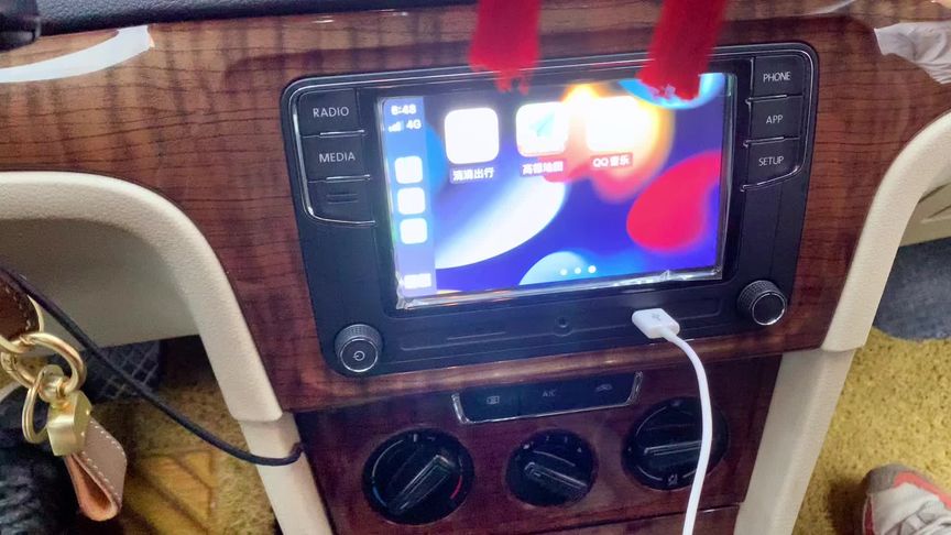 #大众朗逸 朗逸扔掉副厂导航,更换德赛西威187B#187b主机