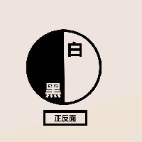 黑白正反面
