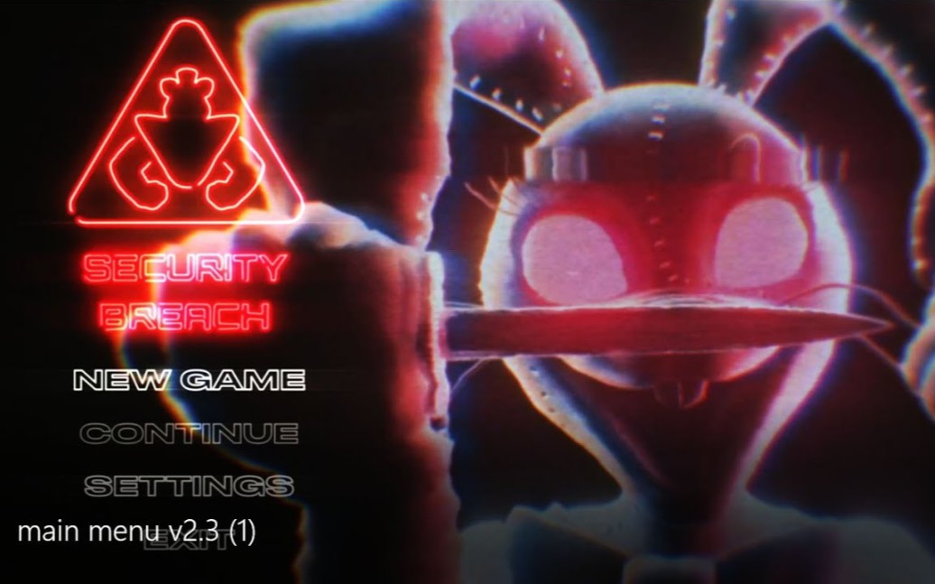 玩具熊的五夜后宫:安全漏洞 粉丝制作游戏界面V4